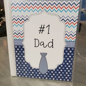 Father's Day Photo Album, #1 Dad Memory Book, 4x6 Vinyl Photo Album ...
