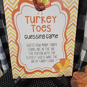 Candy Corn Guessing Game, Printable Candy Corn Guessing Game ...