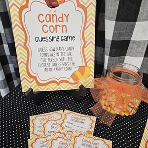 Candy Corn Guessing Game, Printable Candy Corn Guessing Game ...