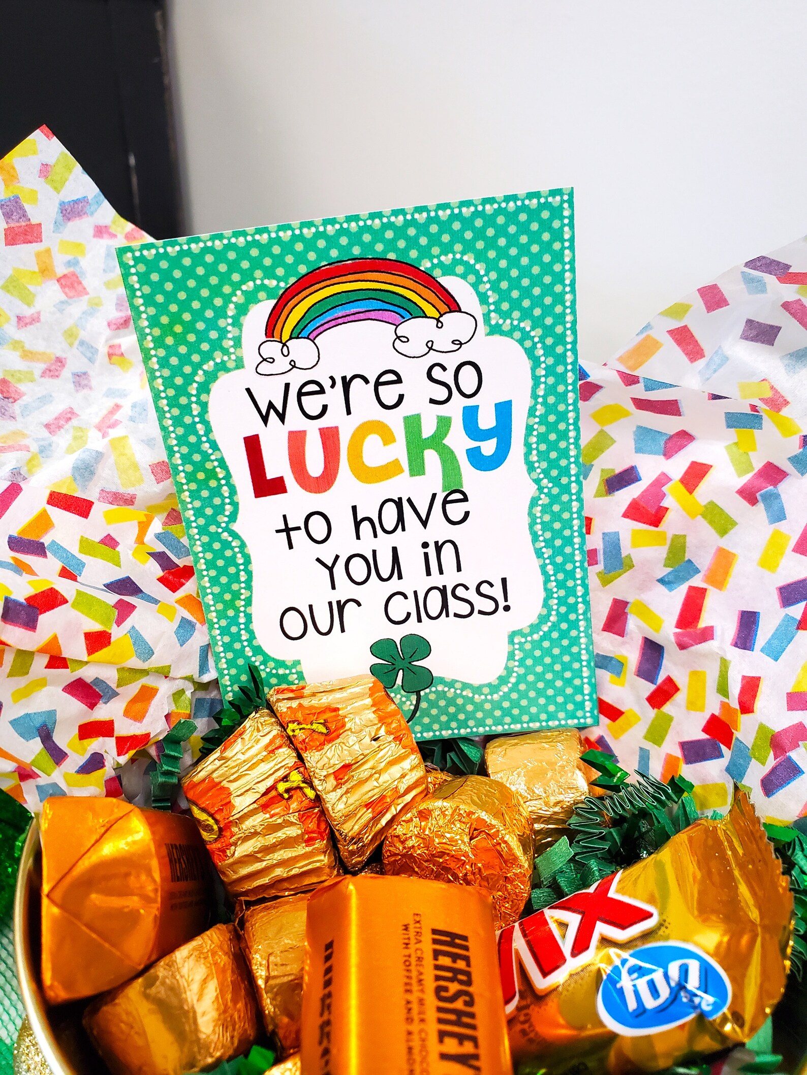 Student St. Patrick's Day Gift Tags, We're so Lucky to Have You in Our ...