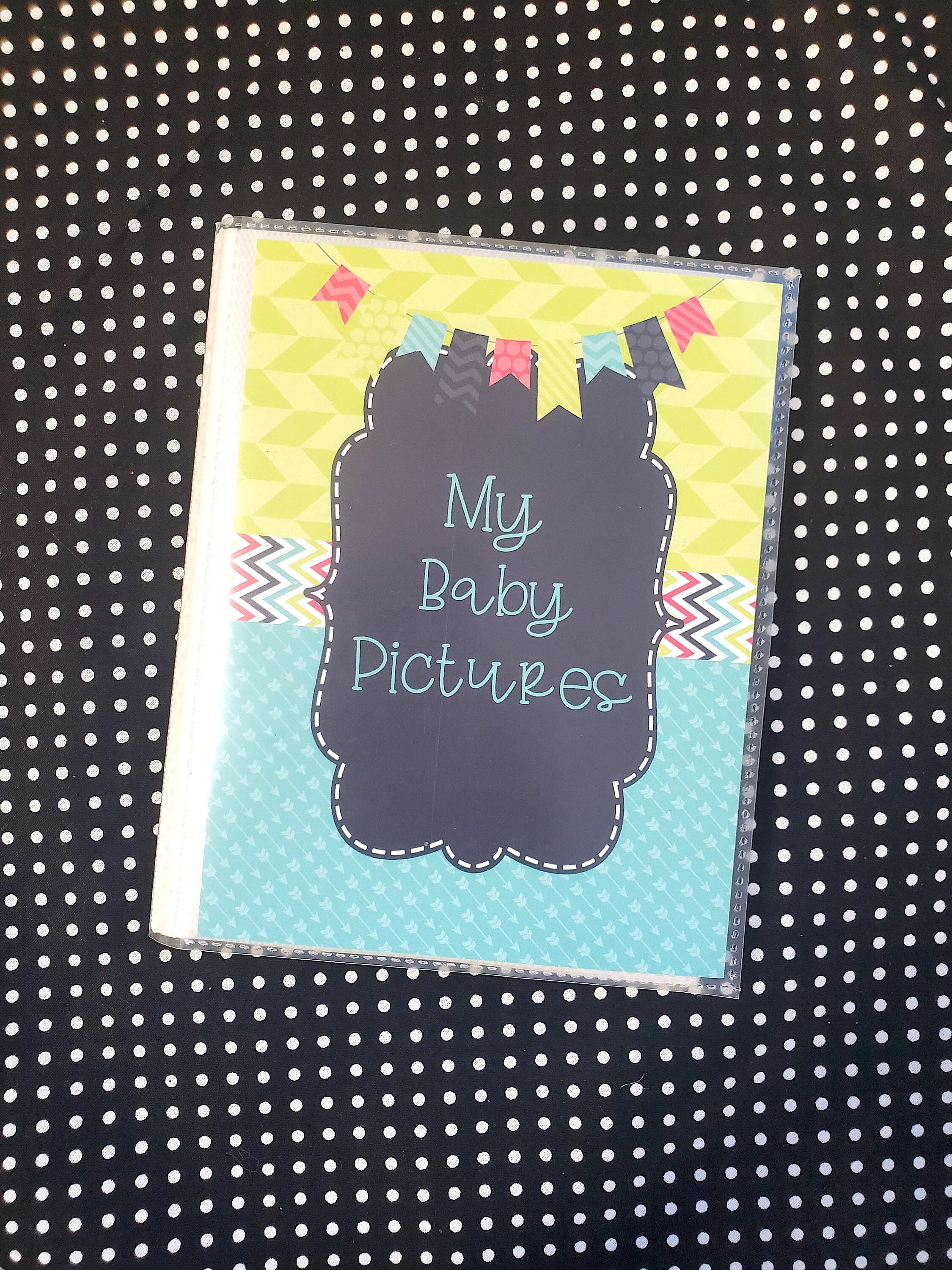 Baby Boy Photo Album 4x6 Vinyl Photo Book Blue & Green - Etsy