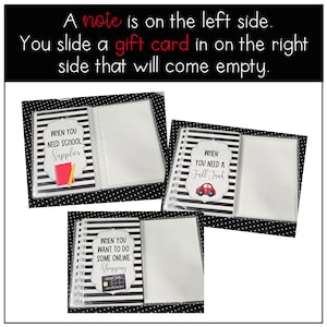 Graduation Gift Card Book, 4x6 Graduation Gift Card Holder, Birthday ...