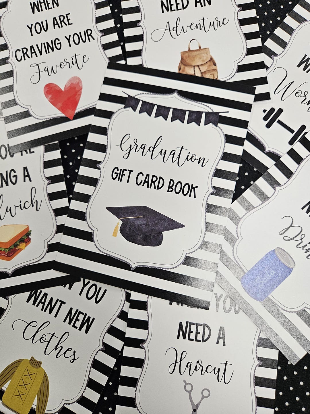 5x7 Graduation Gift Card Book, Graduation Gift Card Holder, Birthday ...