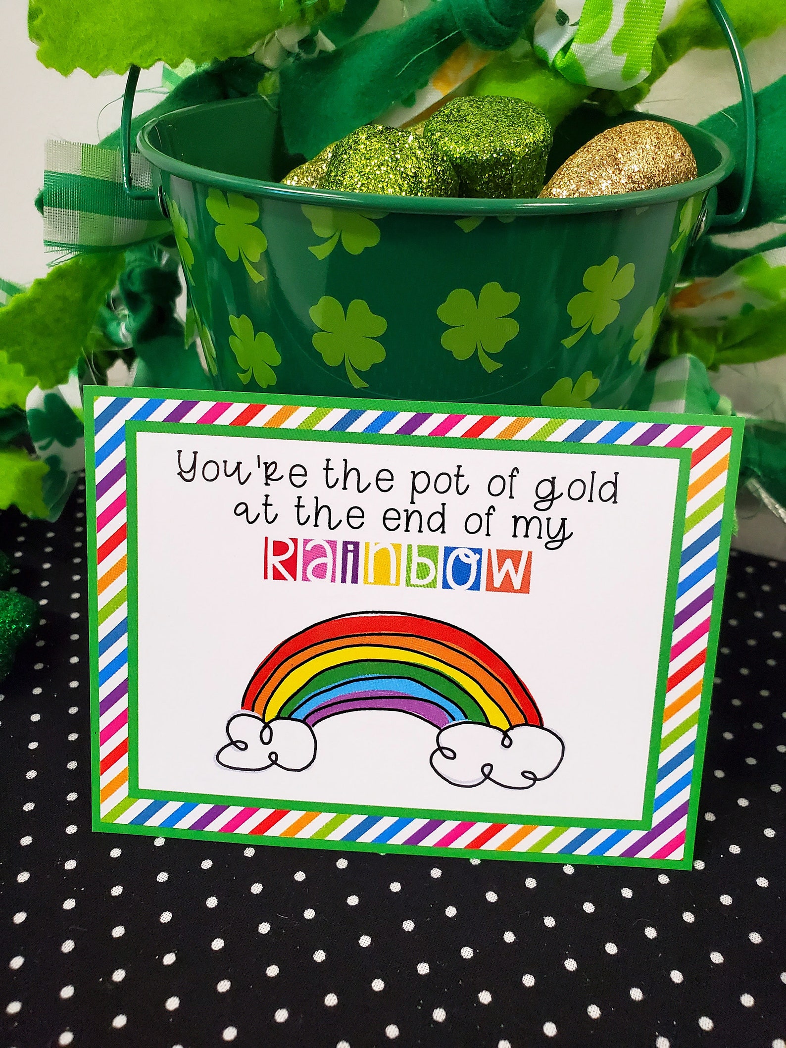 You're the Pot of Gold at the End of My Rainbow Gift Tags | Etsy