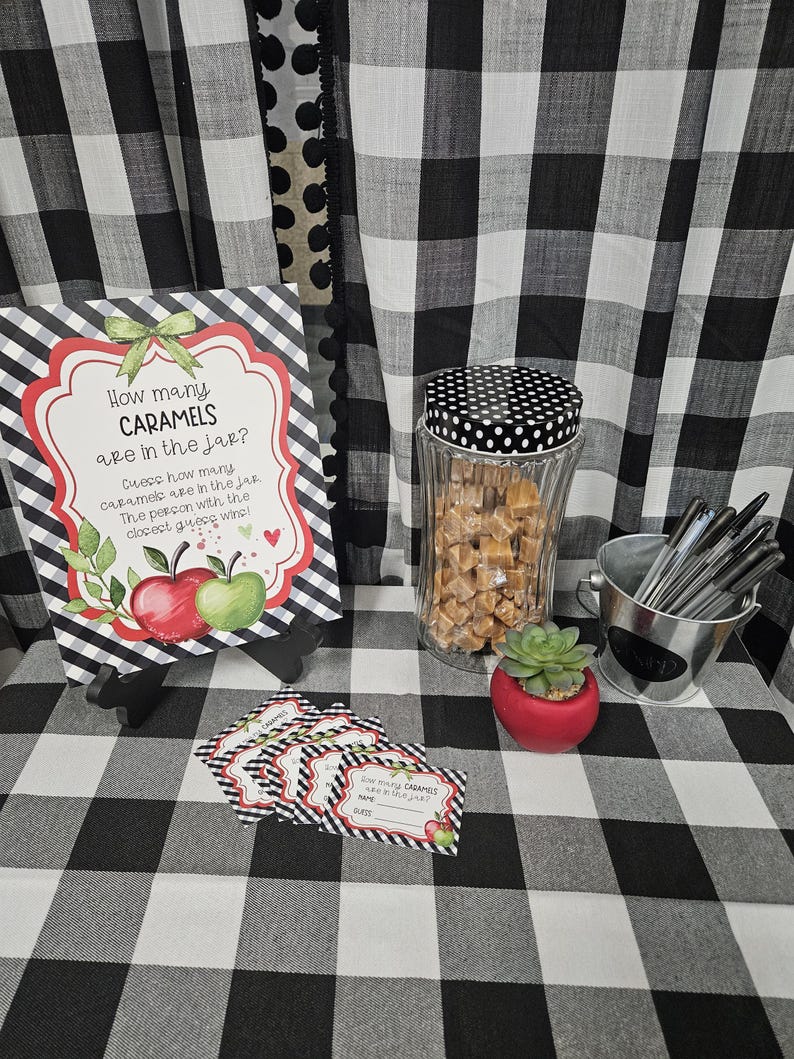 Fall Caramels Candy Guessing Game, Fall Games, Caramel Candy Game, Caramel Apples, Apple Themed ...