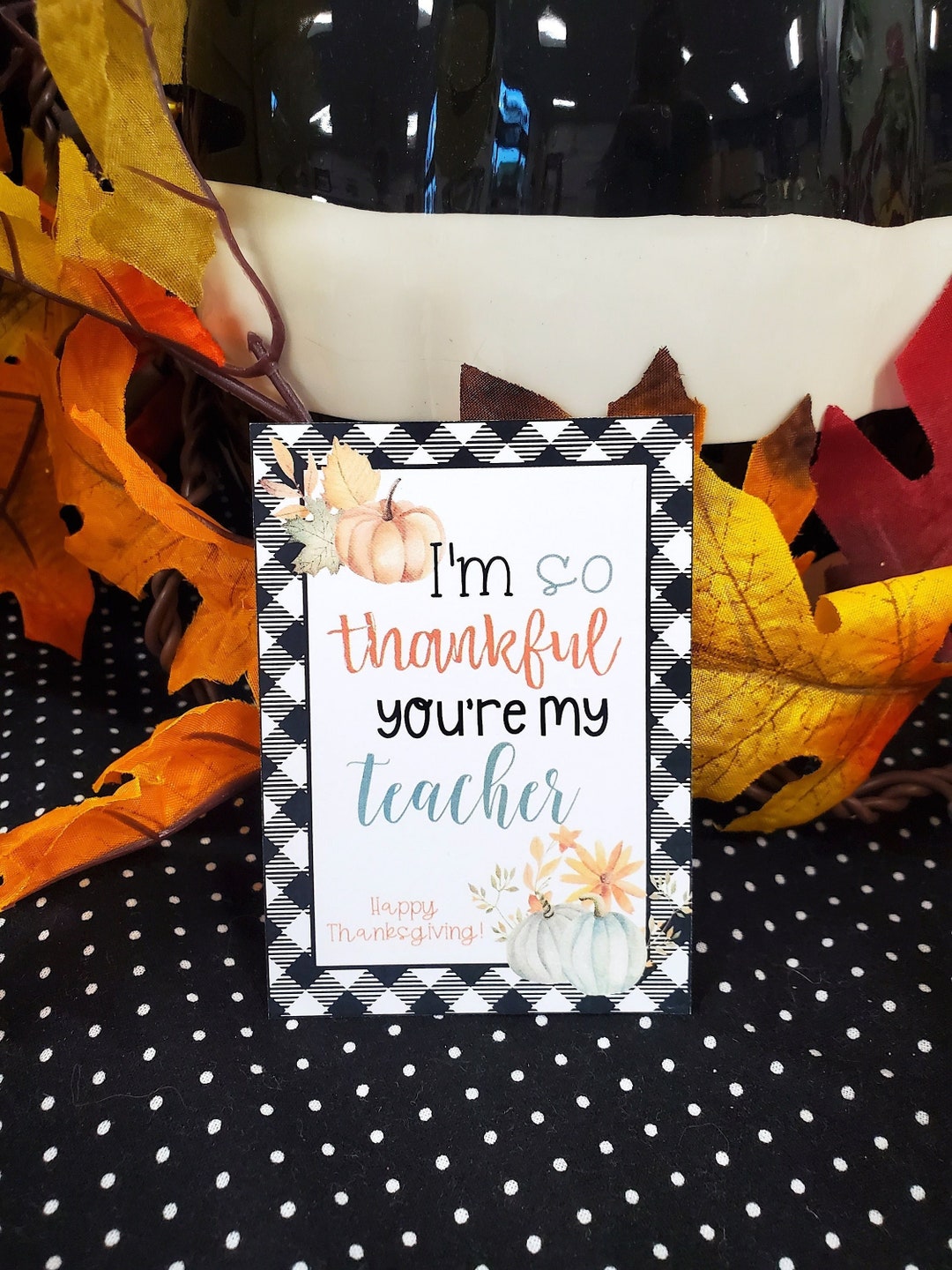 Teacher Gift Tags, Thankful Teacher Printable Gift Tags, Fall Gifts ...