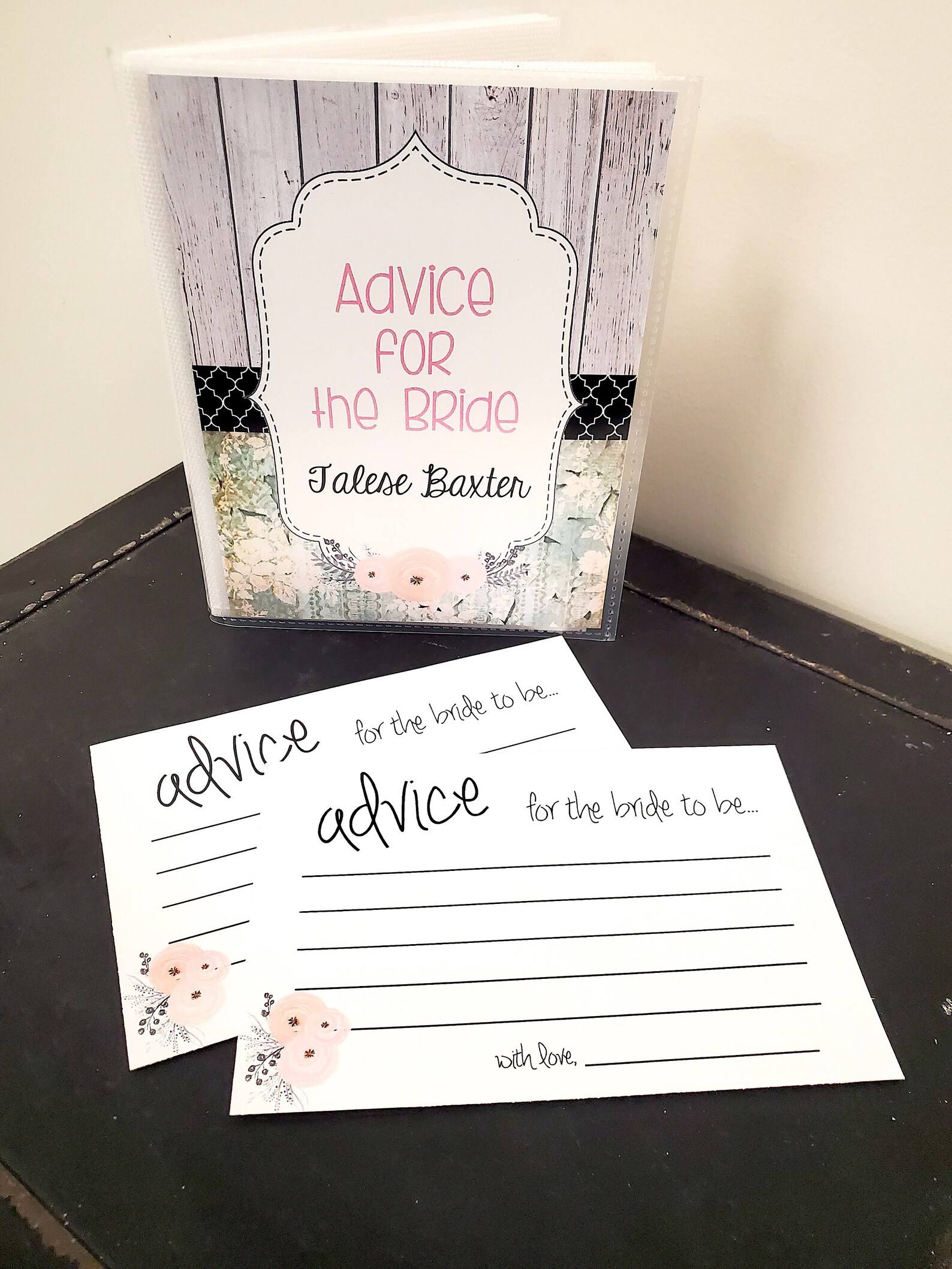 Advice for the Bride Album, Advice for the Bride Cards, Bridal Shower ...