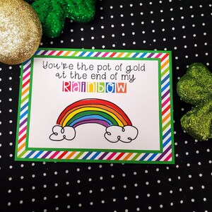 You're the Pot of Gold at the End of My Rainbow Gift Tags | Etsy