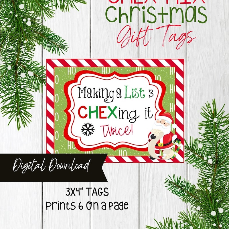 Chex Mix Tags - Etsy