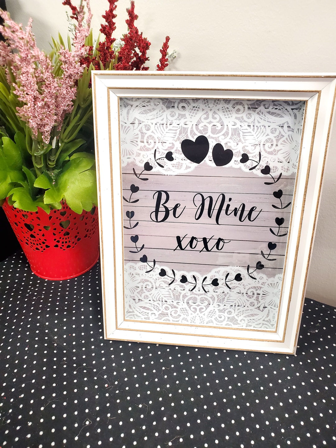 Be Mine Printable Valentine Sign, Valentine Decorations, Valentine ...