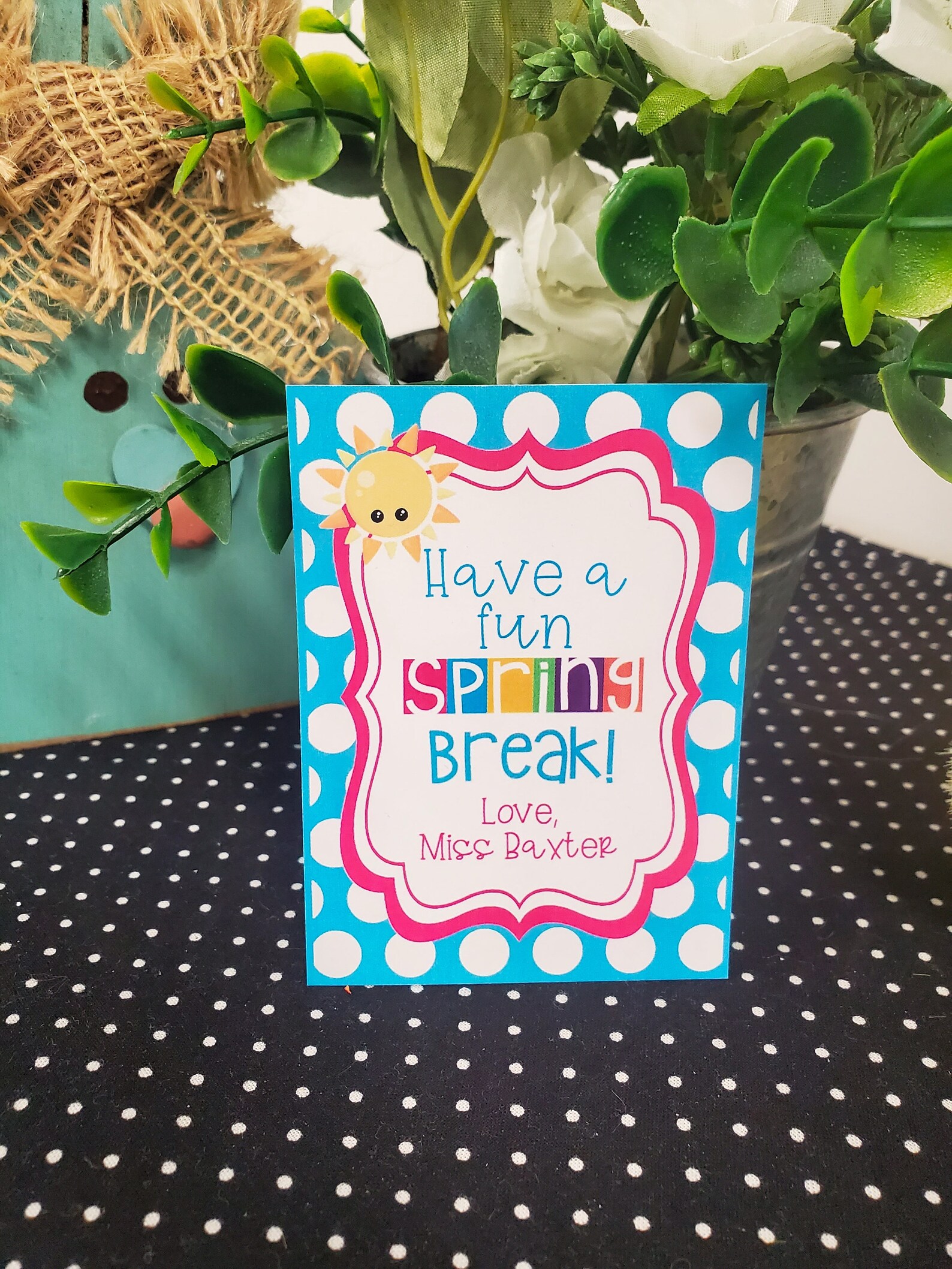 Have a Fun Spring Break Gift Tags for Students Spring Break - Etsy