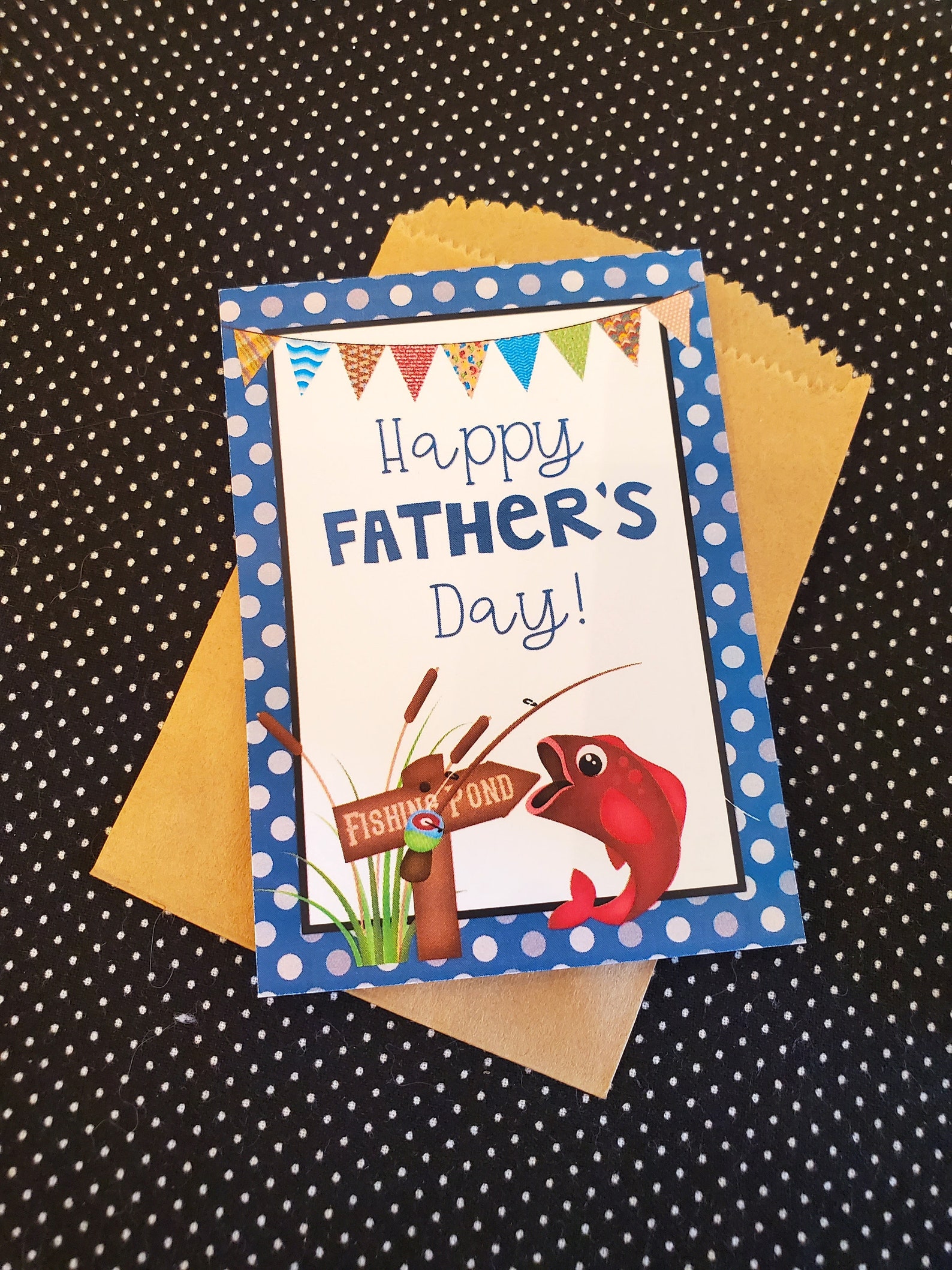 Happy Father's Day Fish Gift Tags Father's Day Gift - Etsy