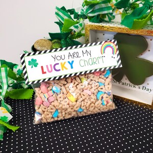 You Are My Lucky Charm Treat Bag Topper, St. Patrick's Day Bag Toppers ...