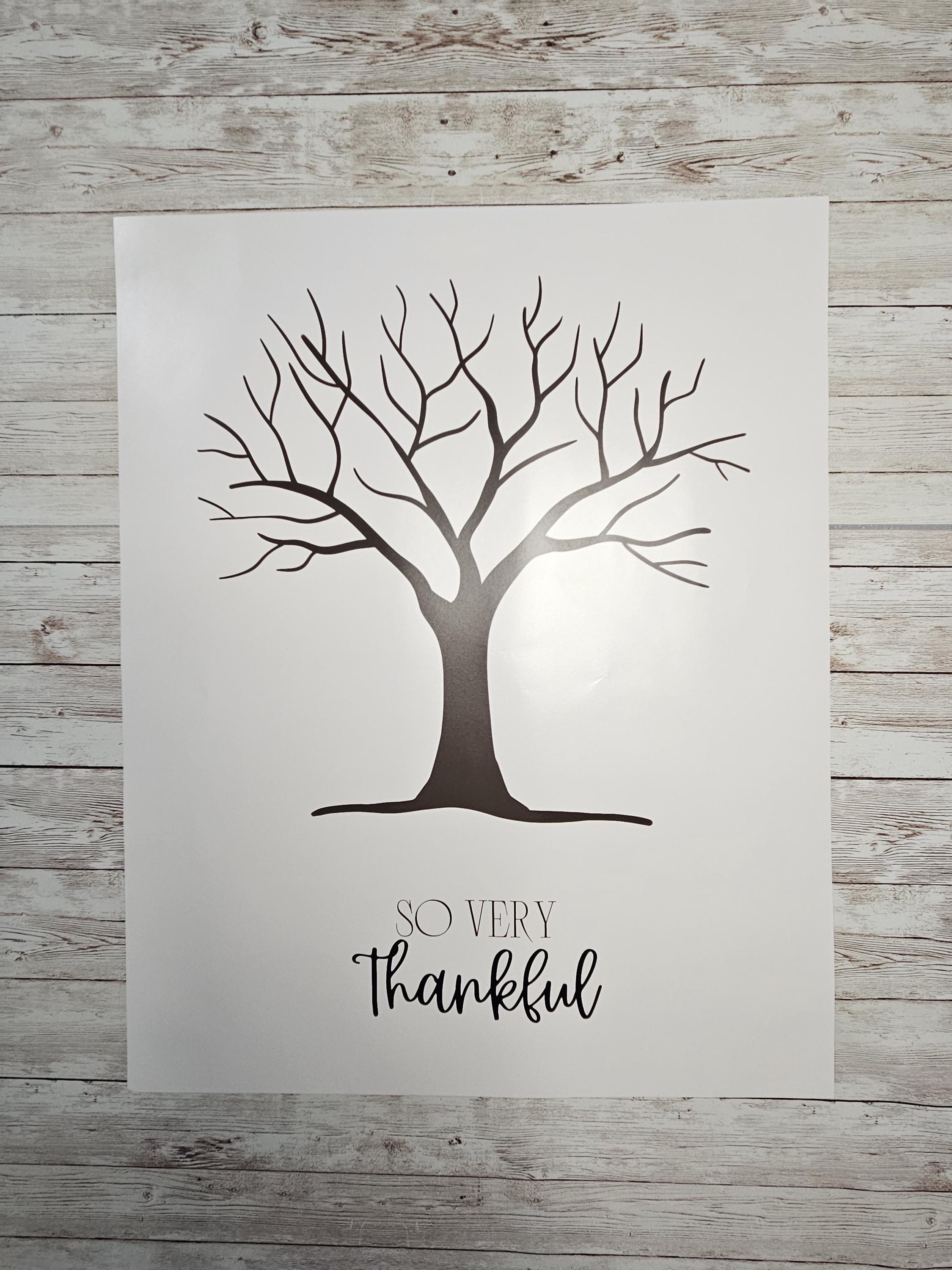 Thankful Tree Poster With Gratitude Leaves - Thanksgiving Activity for ...