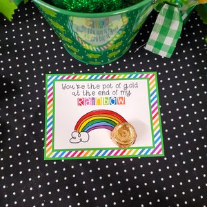 You're the Pot of Gold at the End of My Rainbow Gift Tags, Rolo Candy ...