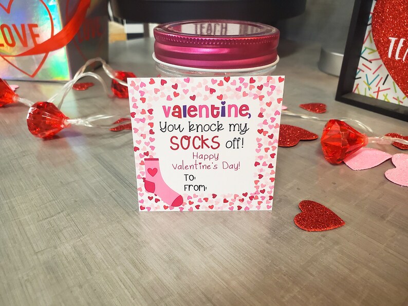 You Knock My Socks off Digital Valentine Cards Printable Sock - Etsy