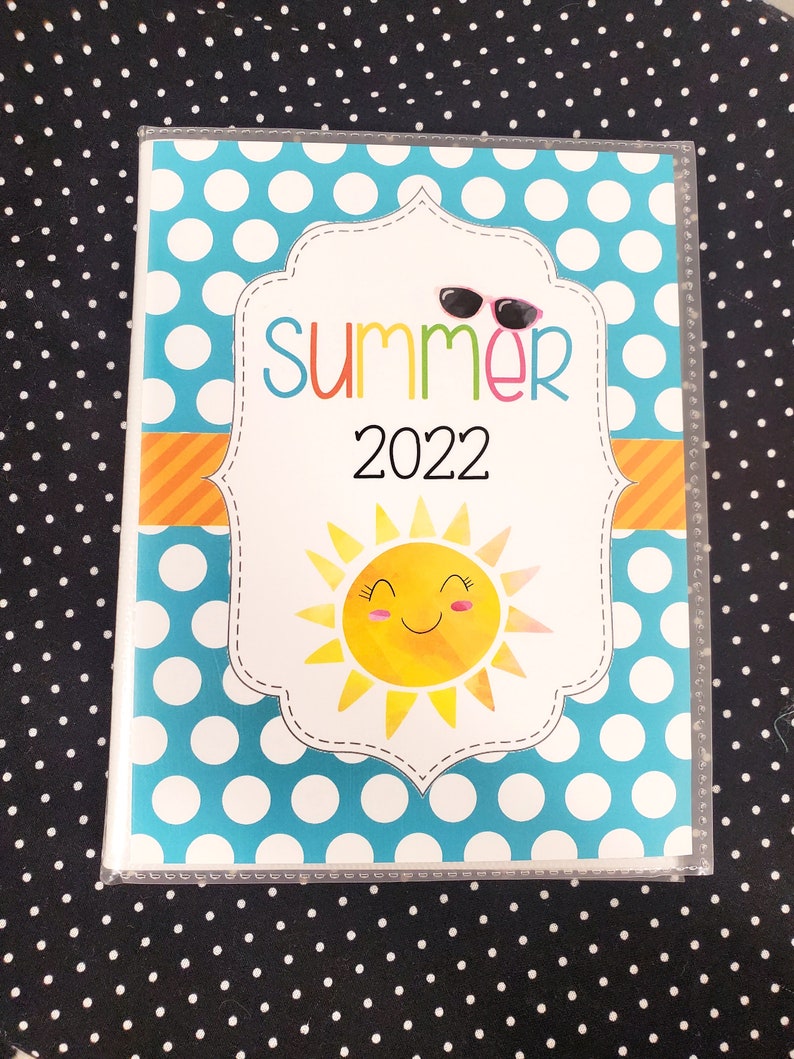 Summer Photo Album, 4x6 Vinyl Photo Book, Summer Vacation 5x7 Memory ...
