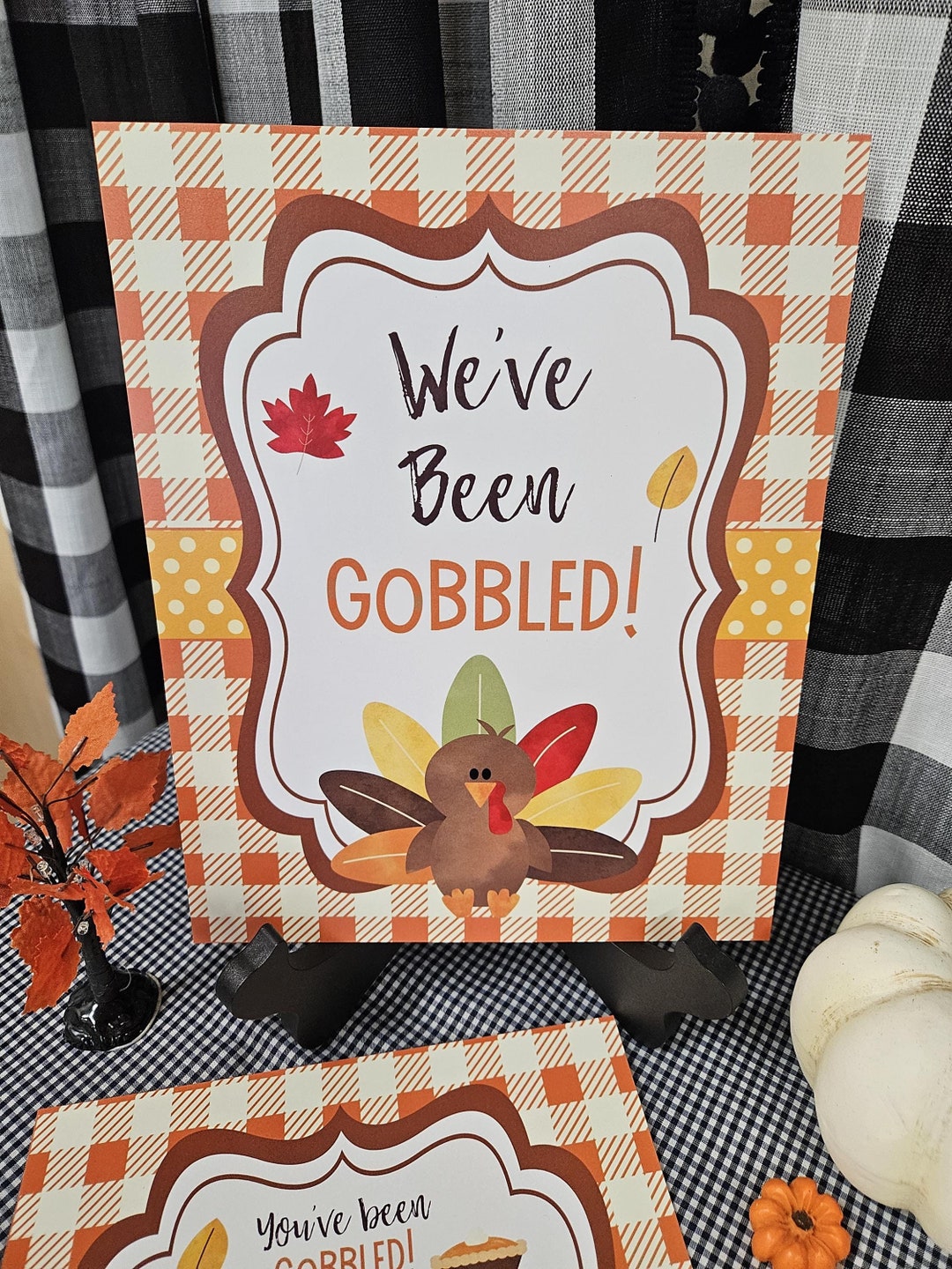 You've Been Gobbled Thanksgiving Neighborhood or Classroom Activity ...