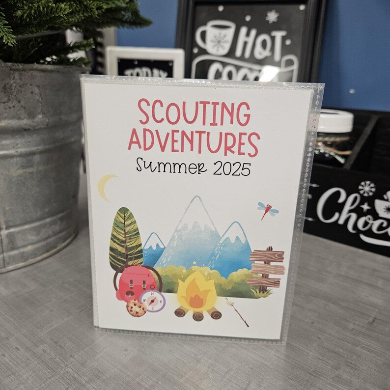 Scouting Photo Album, Girls Troop Summer Photo Book, 4x6 Keepsake, 5x7 ...