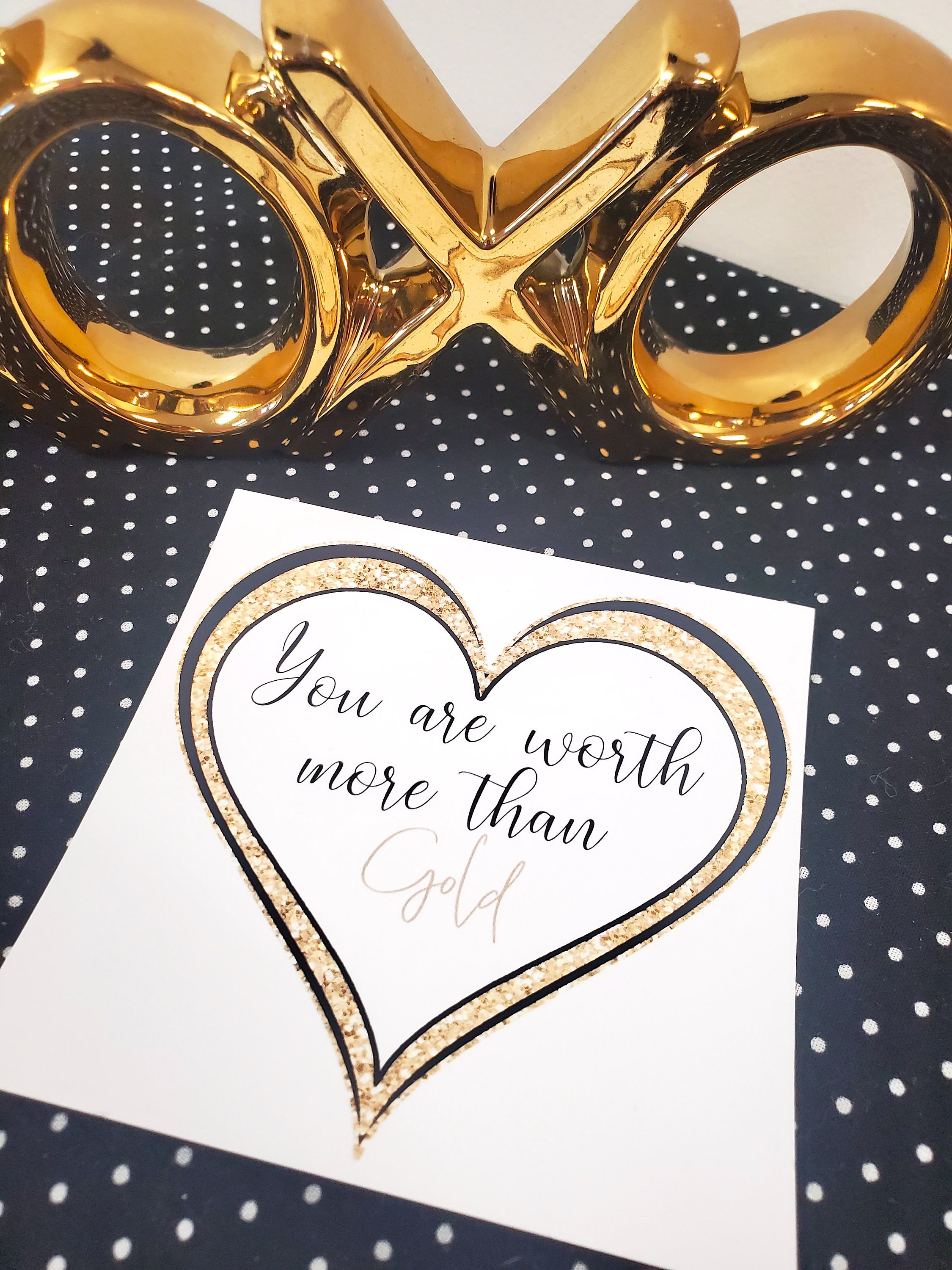 You Are Worth More Than Gold gift tags-St. Patrick's Day | Etsy