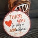 Thank You for Being so Awesome Gift Tags, Rootbeer Gift Tags, Printable ...