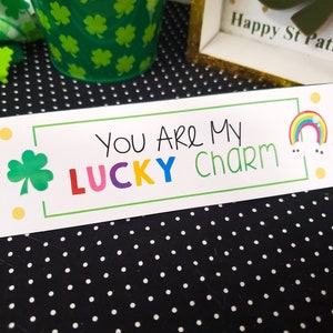 You Are My Lucky Charms Candy Bag Topper, St. Patrick's Day Party Favor ...