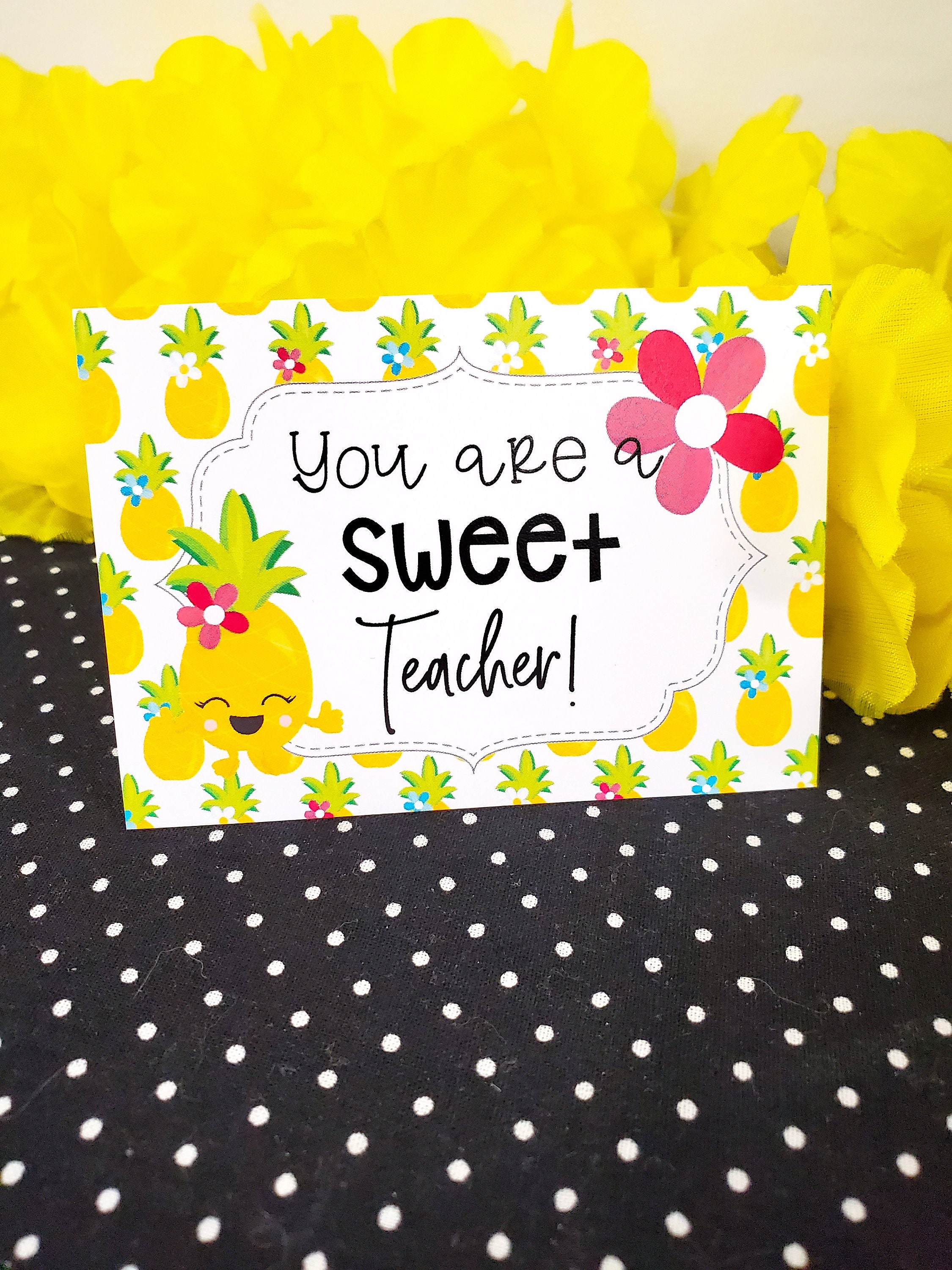 You Are a Sweet Teacher Printable Gift Tags-teacher Apprecation Week ...