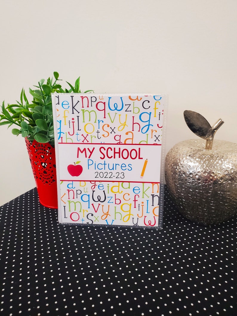 Kids School Photo Album, Photo Album, School Days, 4x6 Vinyl Photo ...