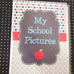 Kids School Photo Album, Photo Album, School Days, 4x6 Vinyl Photo ...