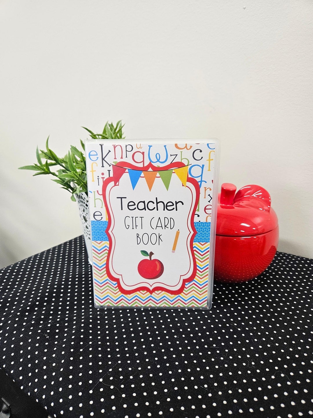 Teacher Gift Card Book, 4x6 Teacher Gift Card Holder, Teacher Gifts ...
