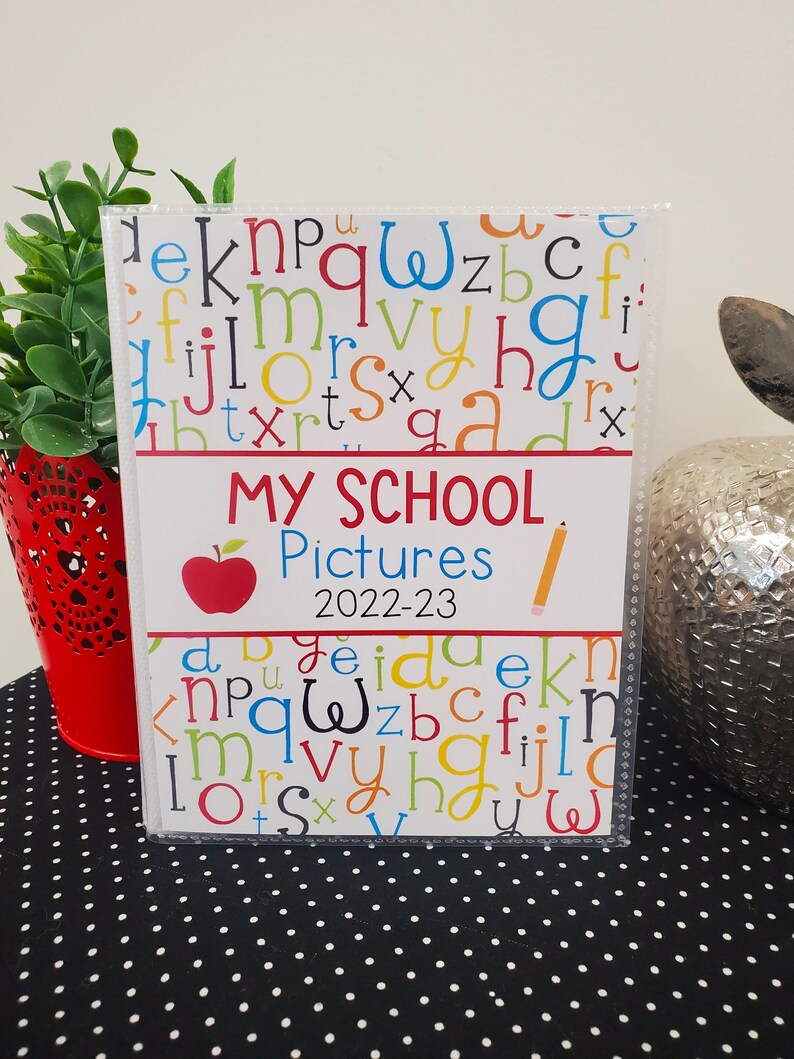 Kids School Photo Album, Photo Album, School Days, 4x6 Vinyl Photo ...