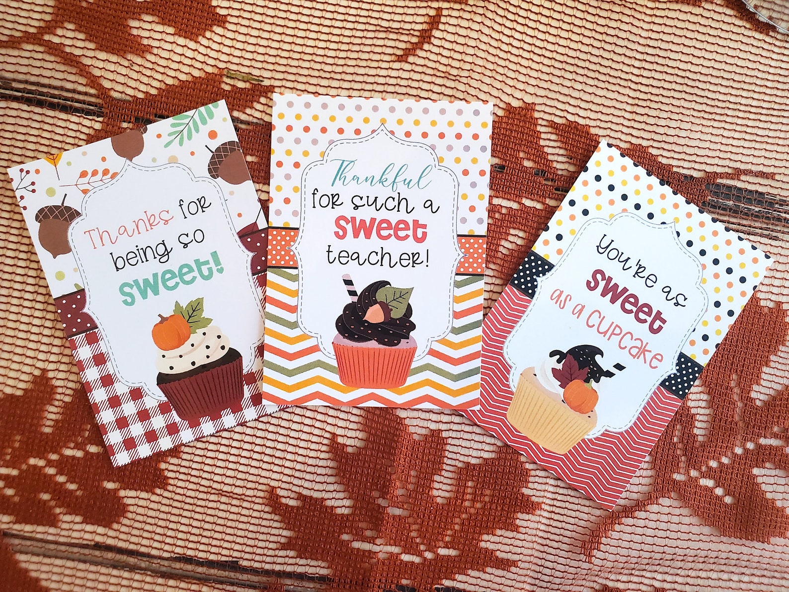 Fall Teacher Gift Tags Sweet Teacher Tags Thanksgiving Gift - Etsy