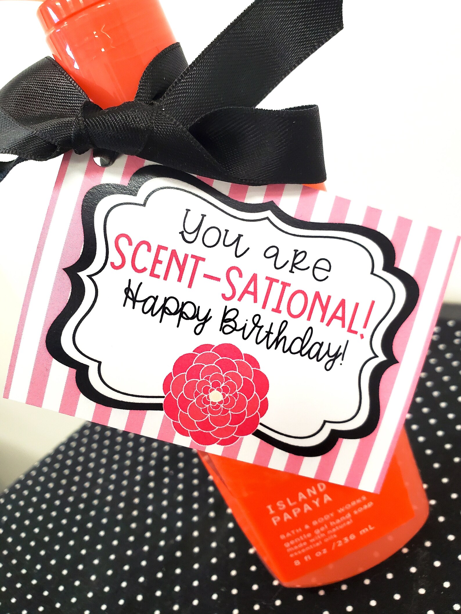 You Are Scent-sational Birthday Tags for Soap or Candles, Gift Tags for ...