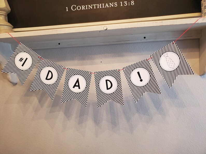 Father's Day Printable Banner1 Dad-father's Day | Etsy