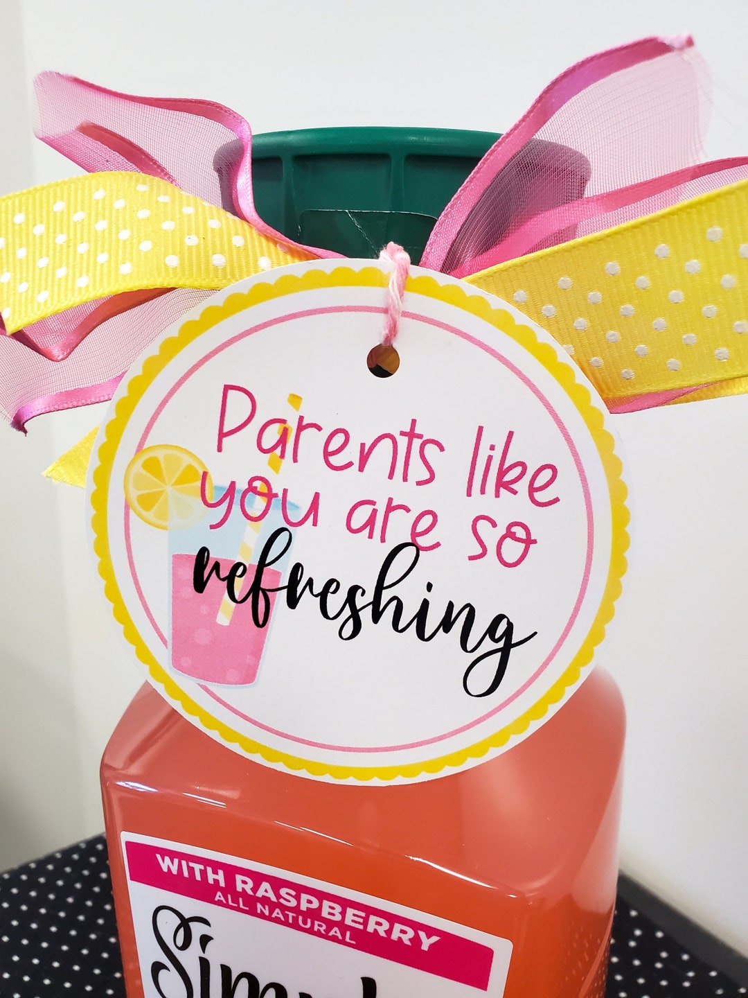Parents Like You Are so Refreshing Lemonade Gift Tags, Lemonade Tags ...