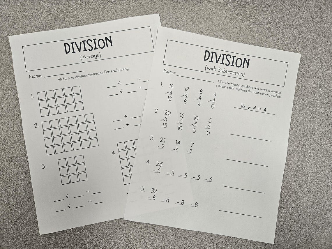 3rd Grade Math Worksheets, Math Bundle for 3rd Grade, 134 Pages, Math ...