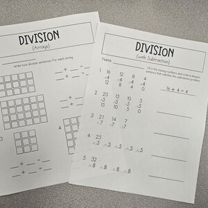 3rd Grade Math Worksheets, Math Bundle for 3rd Grade, 134 Pages, Math ...