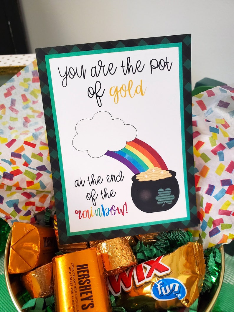 You Are the Pot of Gold at the End of the Rainbow Gift Tags - Etsy