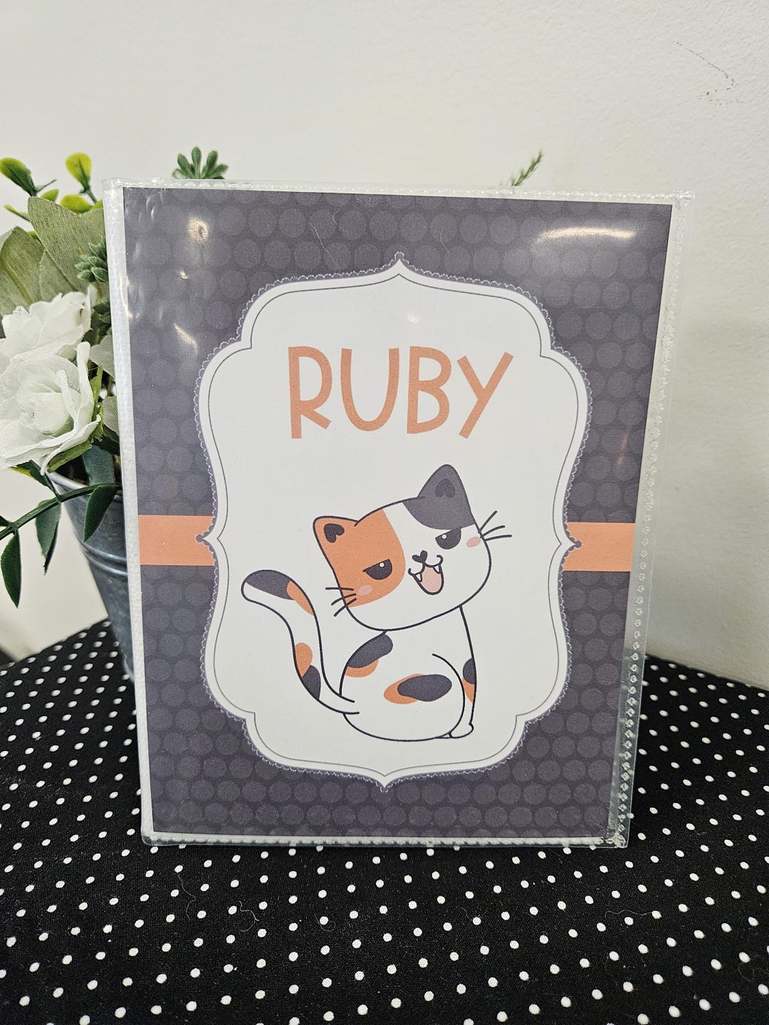 Calico Cat Photo Album, Pet Photo Book, Kitten Photo Album, Family ...