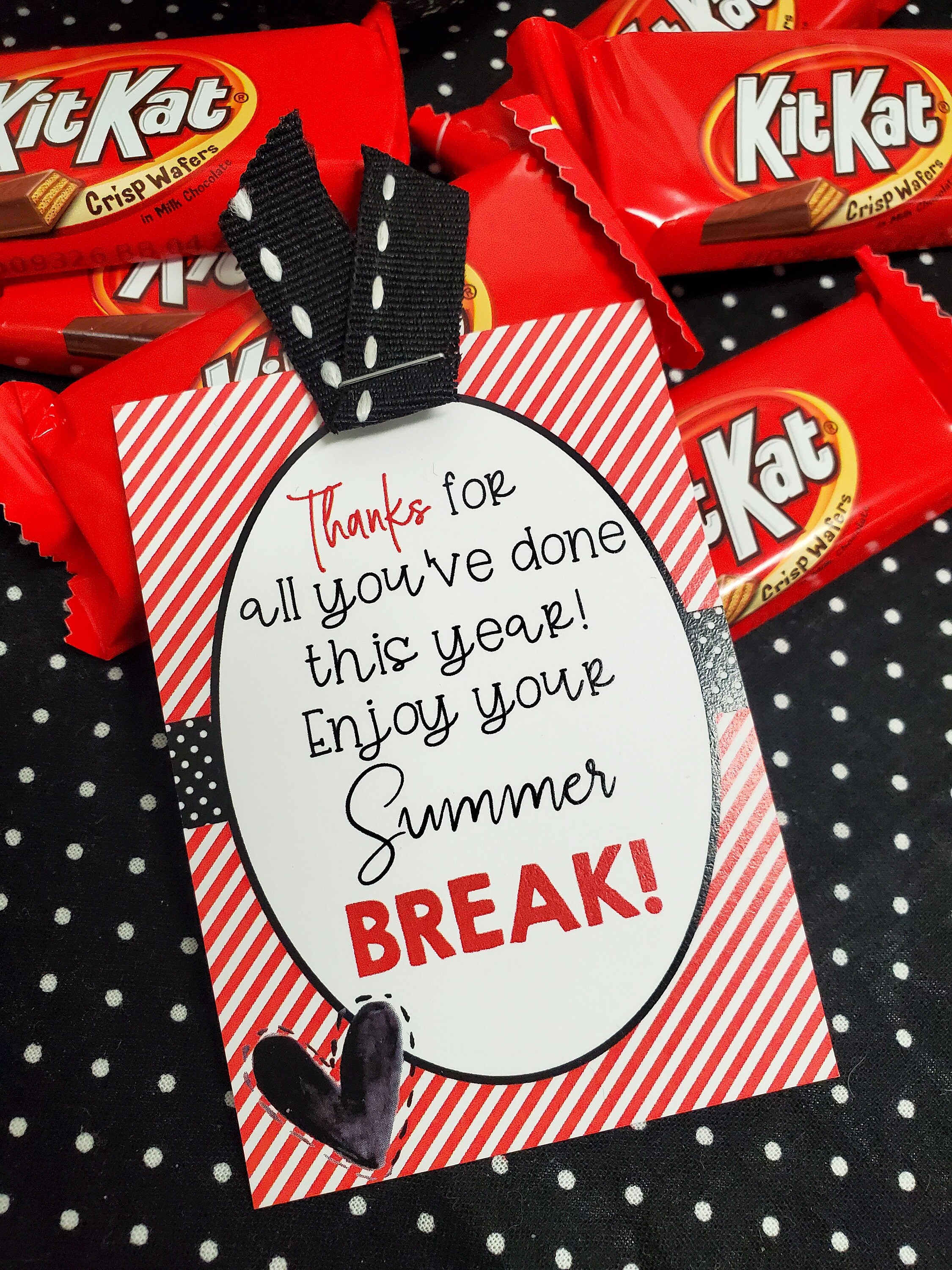 KitKat printable gift tag-Teacher Appreciation Week-Printable | Etsy