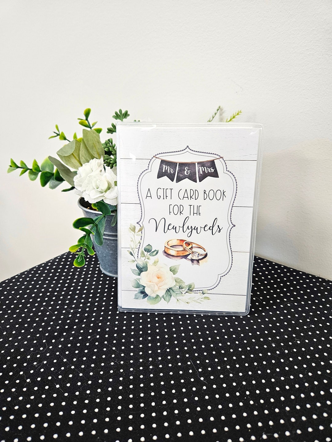 Gift Card Book for a Wedding Gift, BYO Gift Card Book, Bridal Shower ...