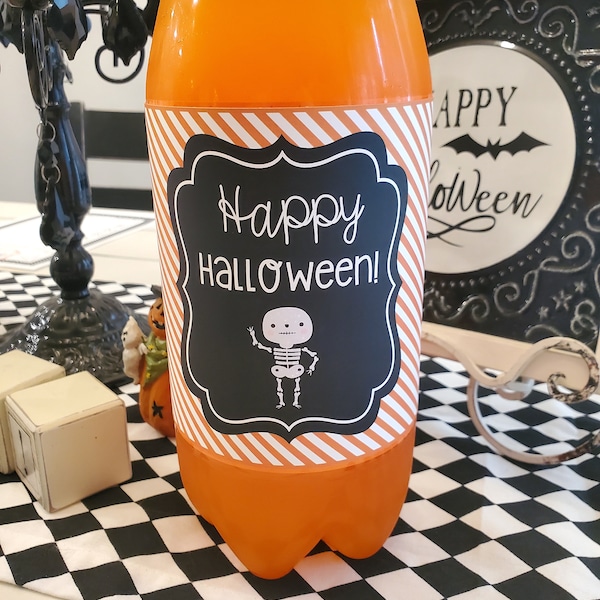 Halloween Soda Pop Labels - Etsy