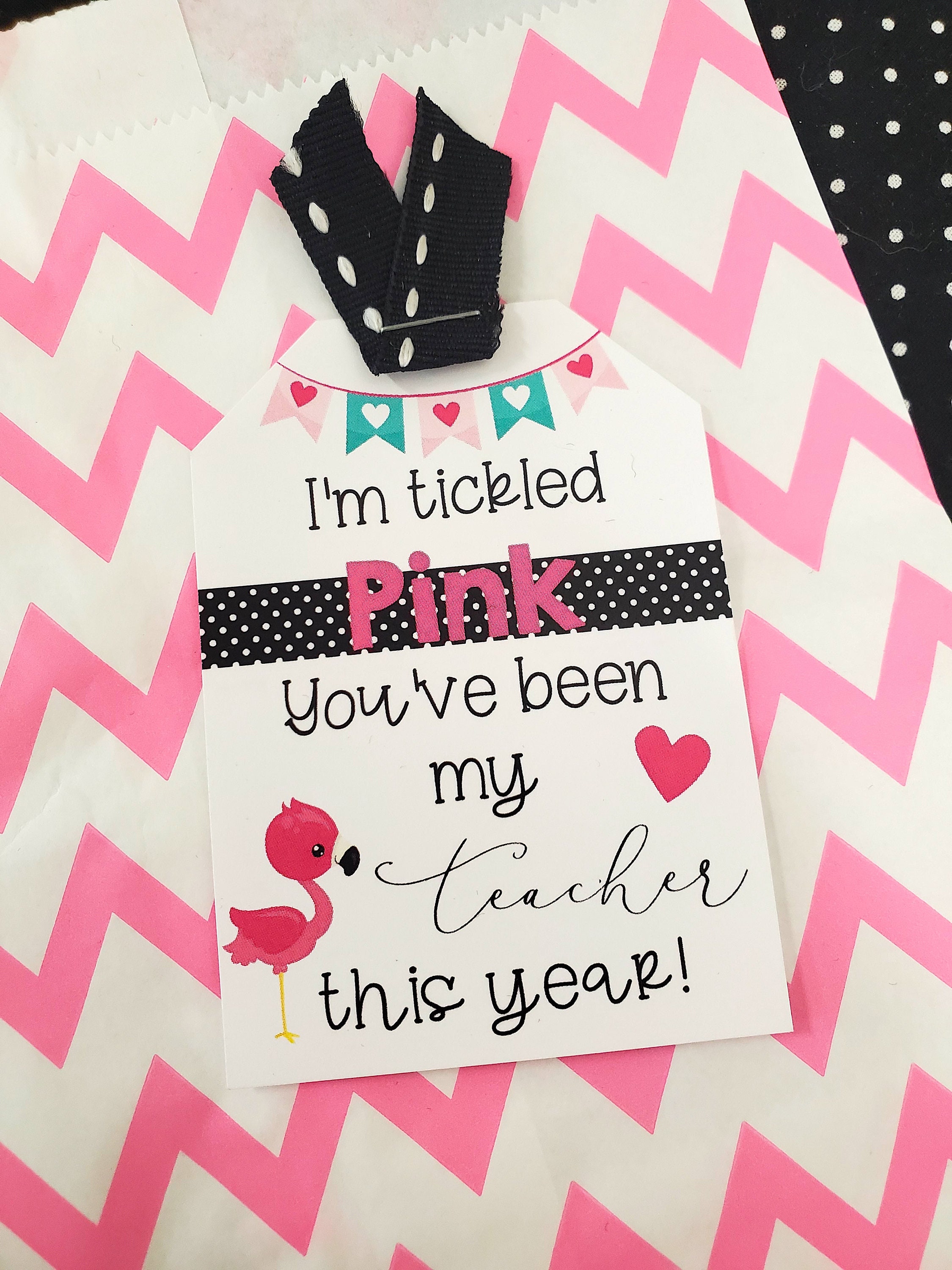 Tickled Pink You've Been My Teacher This Year-printable | Etsy