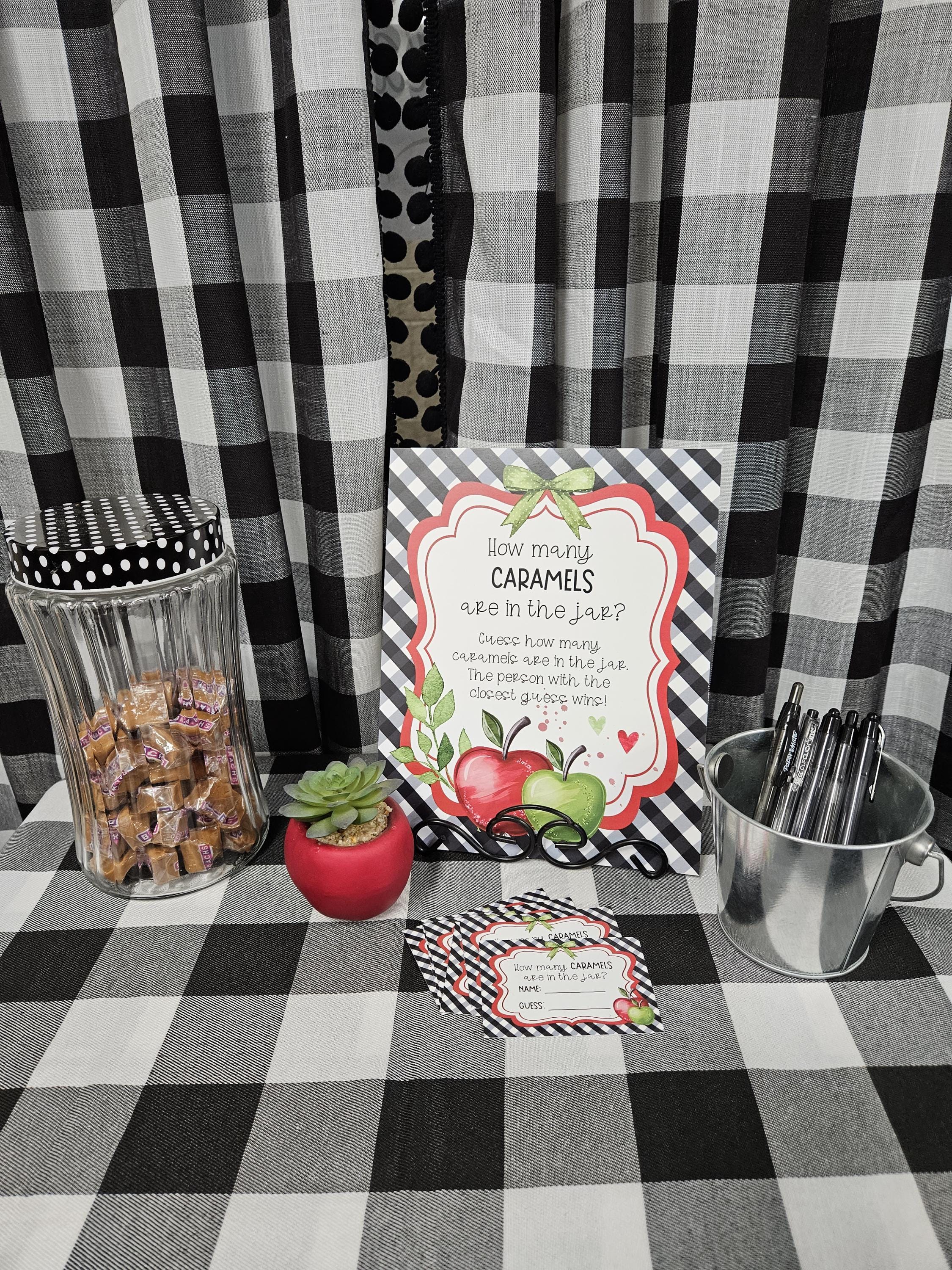 Fall Caramels Candy Guessing Game, Fall Games, Caramel Candy Game ...