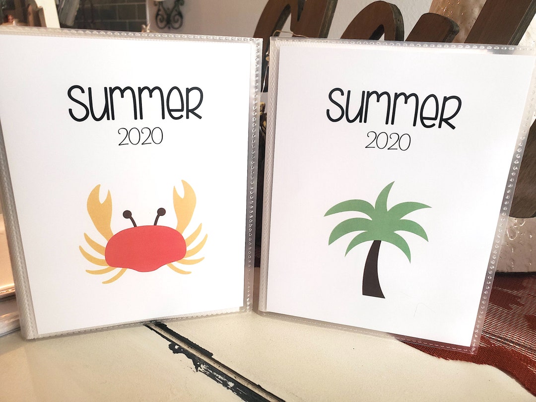 Summer Photo Album, 4x6 Photo Book, 5x7 Vinyl Photo Album, Summer ...