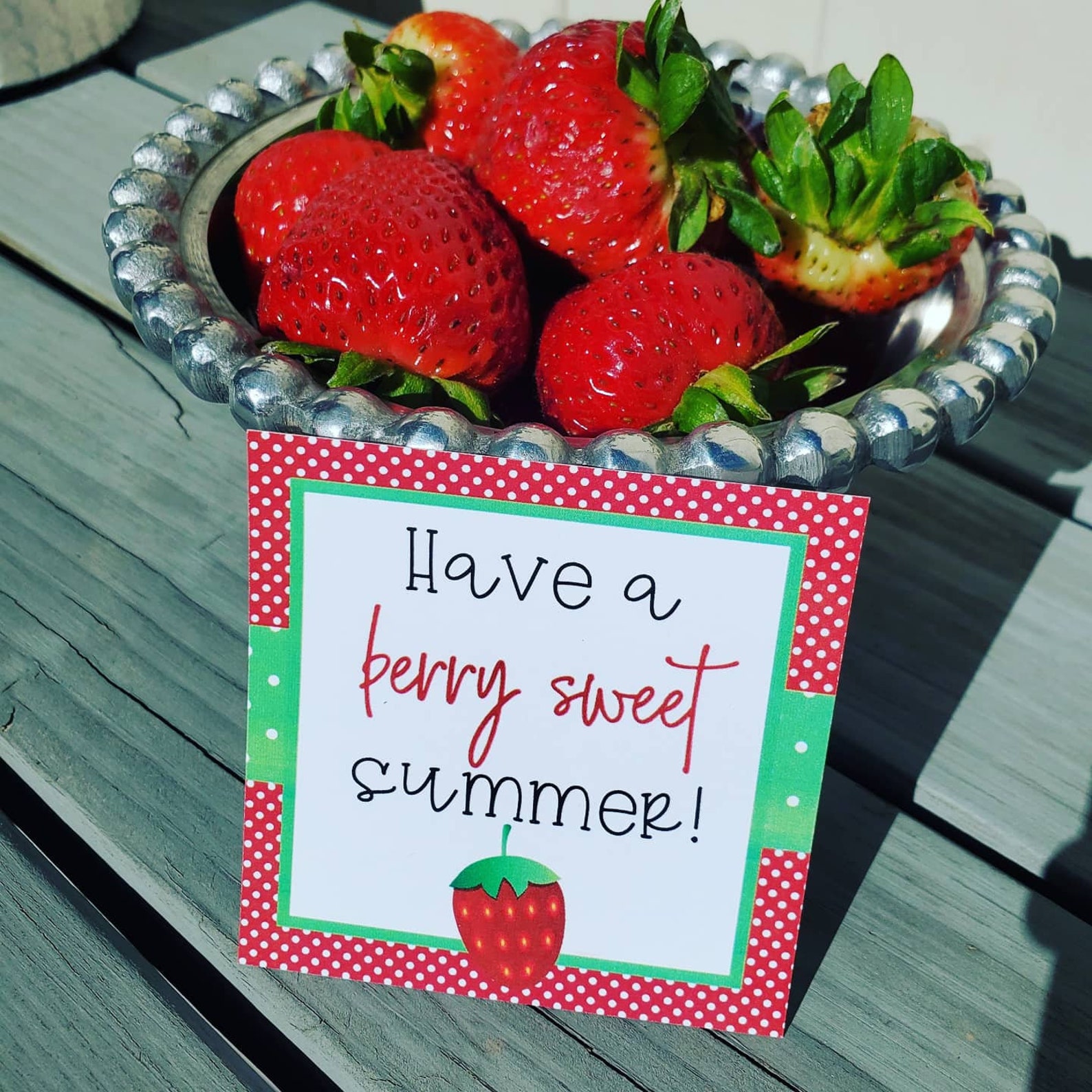 Have a Berry Sweet Summer Printable Gift Tags You Are Berry | Etsy