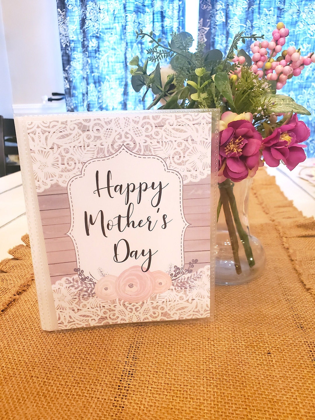 Mother's Day Photo Album, Happy Mother's Day, 4x6, 5x7, 8x10 Memory ...