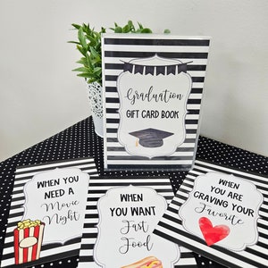 Graduation Gift Card Book, 4x6 Graduation Gift Card Holder, Birthday ...