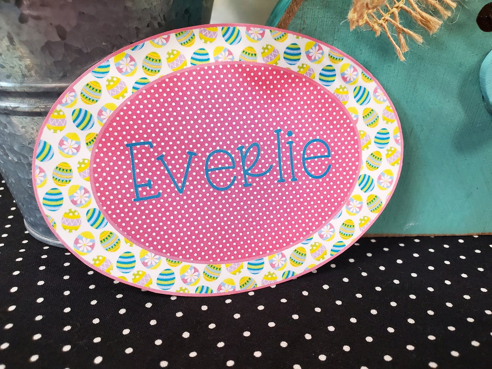Editable Easter Egg Name Tags for Easter Baskets Easter - Etsy