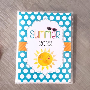 Summer Photo Album, 4x6 Vinyl Photo Book, Summer Vacation 5x7 Memory ...